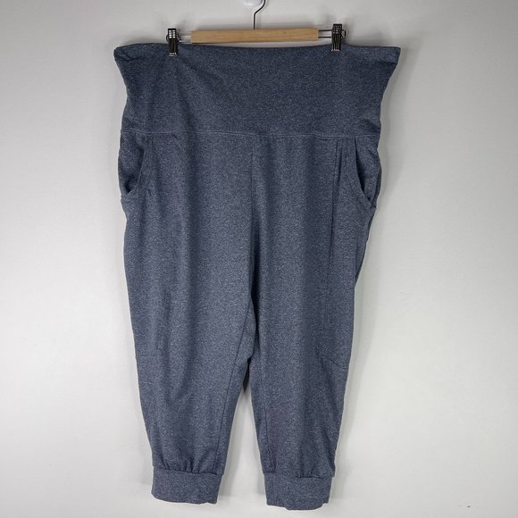 hyba | Pants & Jumpsuits | Hyba Womens Gray Stretch Pants Leggings Plus ...